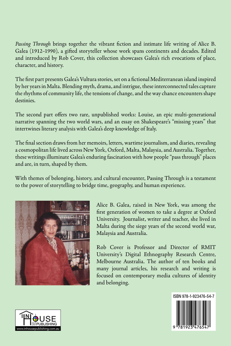Passing Through – InHouse Publishing Bookstore