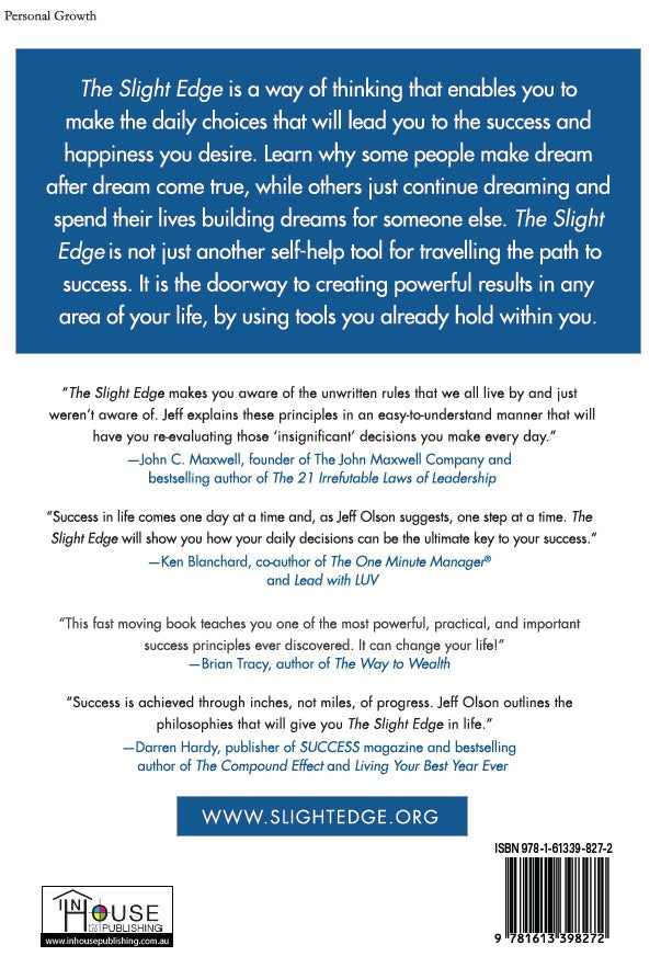 Slight Edge – InHouse Publishing Bookstore
