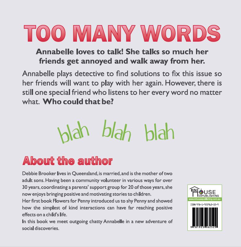 Too Many Words – InHouse Publishing Bookstore